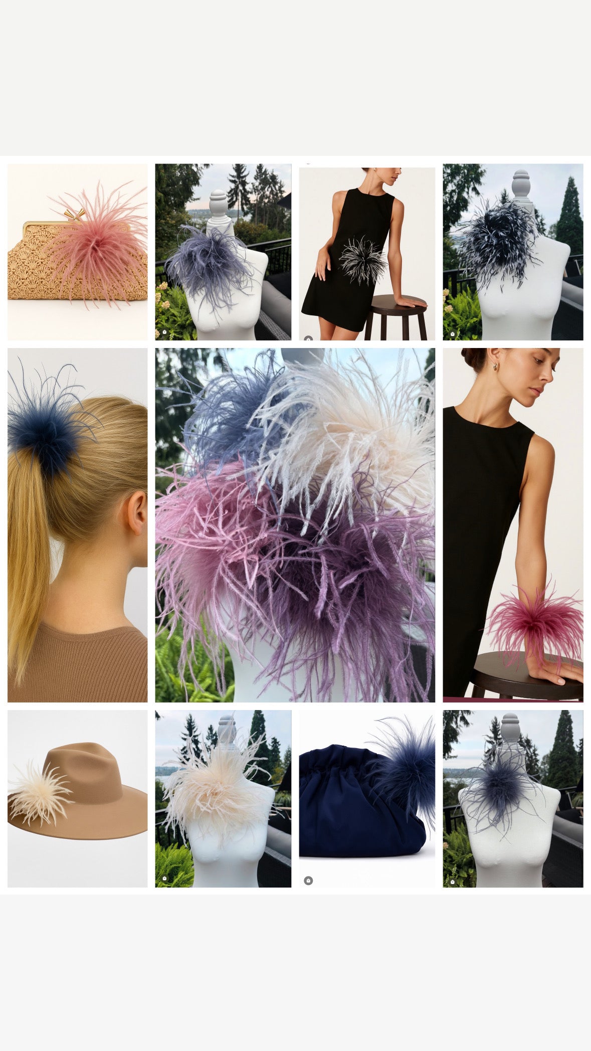 Shop Feather Accessories – Karin's Garden